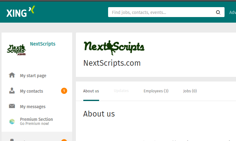 XING Autoposting - New NextScripts Premium API - NextScripts